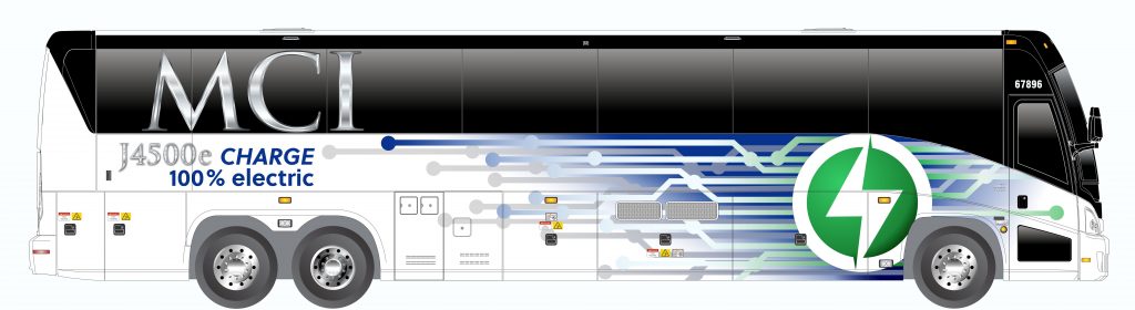 MCI J4500e battery electric graphic image - BUSRide